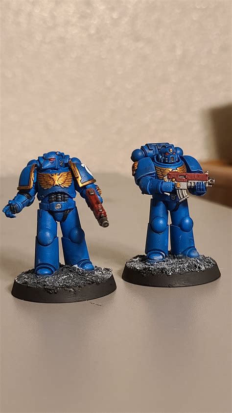 A Pair Of Ultramarines Because Ive Been Playing Too Much Space Marine