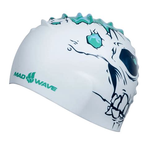 MADWAVE泳帽 矽膠 SKULL 優質矽膠 舒適防水 男女適用