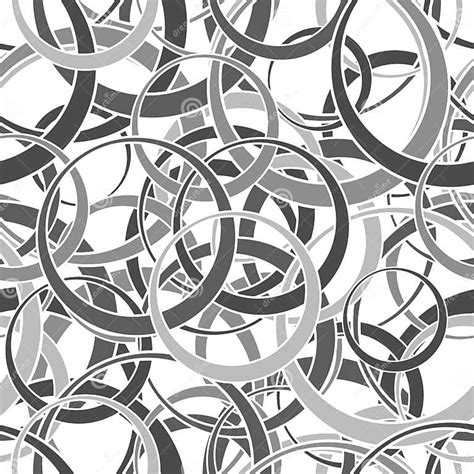Seamless Black Circle Pattern Stock Vector Illustration Of Seamlessly