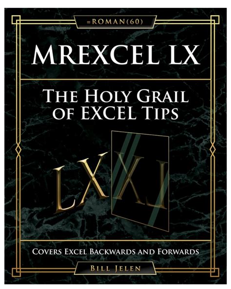 Mrexcel Lx The Holy Grail Of Excel Tips King Of Excel