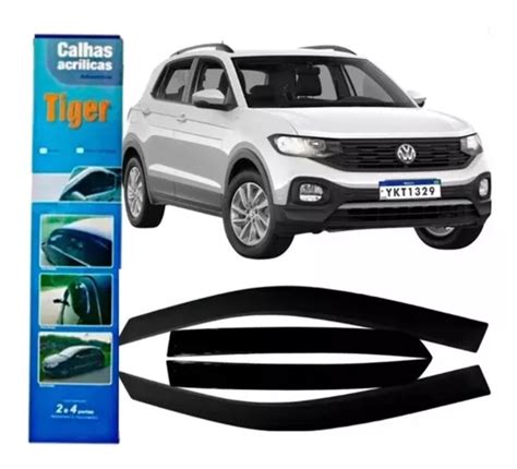 Calha Chuva Defletor T Cross Tcross Portas Todos Fume Parcelamento Sem Juros