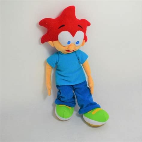 Plush Nestle Yoco Doll Garcon Blue Red 35 Cm Sos Doudou