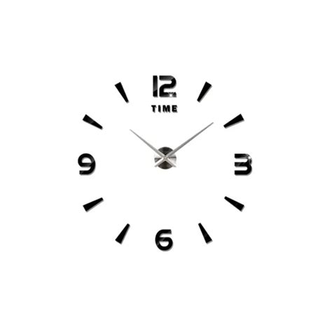MODE MODERNE DIY Horloge Murale Grande Horloge 3D Acrylique Grande