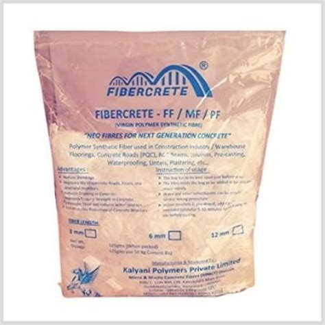 FIBERCRETE MF Is A Fibrillated Polypropylene Micro Fiber For