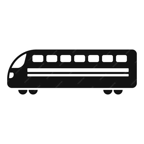 Premium Vector Commuter Electric Train Icon Simple Vector High Speed