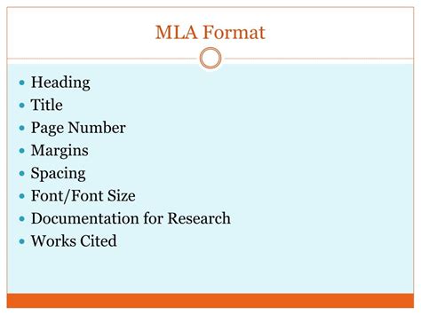 PPT MLA PowerPoint Presentation Free Download ID 2855069