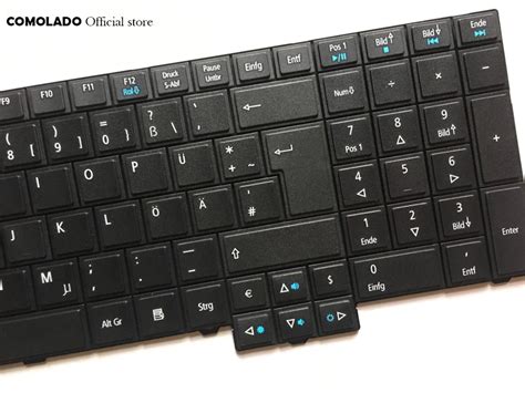 GR немецкая клавиатура для ноутбука ACER TM5760 8573 TM6495T 7750 5760 ...