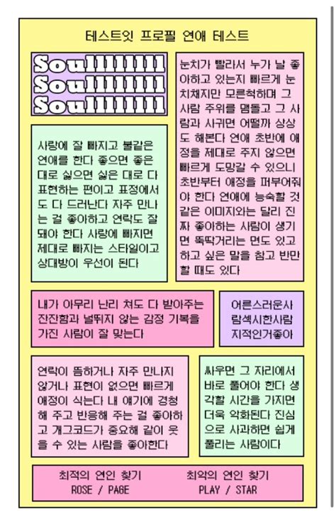 테스트잇 프로필 연애 테스트 Mbti 링크 결과 네이버 블로그
