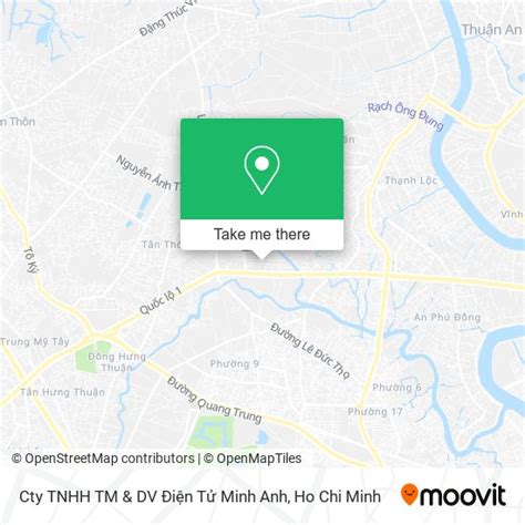 How to get to Cty TNHH TM & DV Điện Tử Minh Anh in Quận 12 by bus or metro?