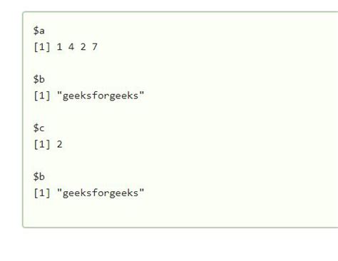 Remove Element From List In R Language GeeksforGeeks