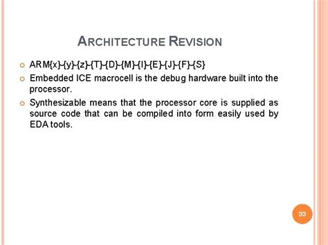 UNITIII ARM SYSTEM ARCHITECTURE OUTLINE RISC Design