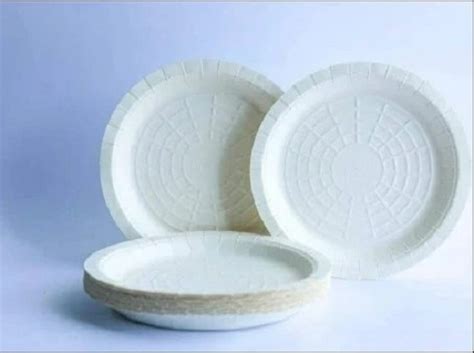 Heavy Duty White Round For Events And Parties 12 Inches Disposable