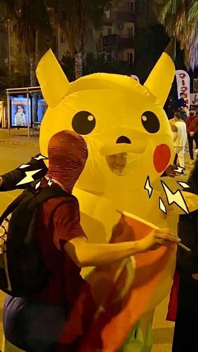 Pikachu Used Run Away Surreal Scenes As Pikachu Flees From Turkish