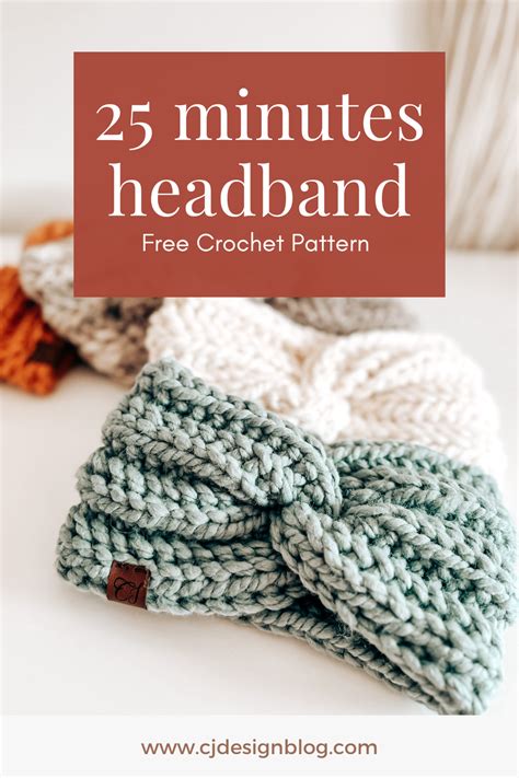 Crochet Headband Free Pattern Exterior Designs