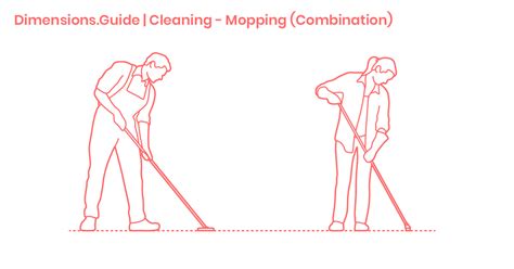 People Mopping Combination Side Dimensions Drawings Dimensions Guide