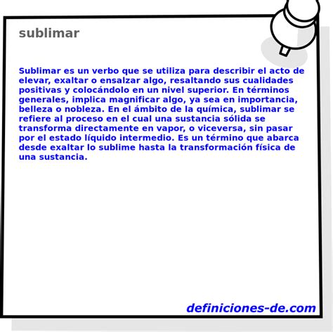 de nuevo Miseria Síntomas sublimar significado rae chatarra móvil nariz