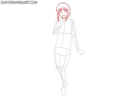 How To Draw Hinata Easy Drawing Art