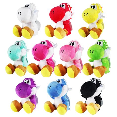 17cm Super Mario Bros Green Yoshi Plush Stuffed Dolls Mario Plush Toys