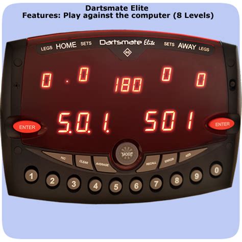 Scoreboards Dart Scorer Electronic Scoring System Dartsmate Elite Inc Vs Computer Feature
