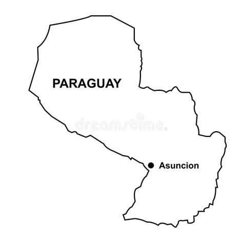 Paraguay Map Icon Stock Vector Illustration Of Geometric 293507922