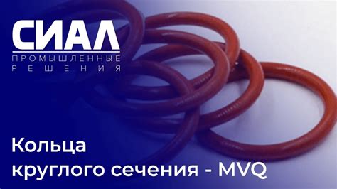 Кольца уплотнительные круглого сечения - силиконовые, MVQ - СИАЛ ...