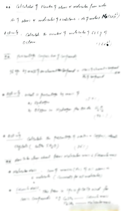 Solution Igcse Chemistry 0620 Stoichiometry And Mole Calculations