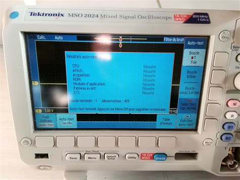 Oscilloscope Tektronix Mso2024 4 16 Voies 200mhz Ebay