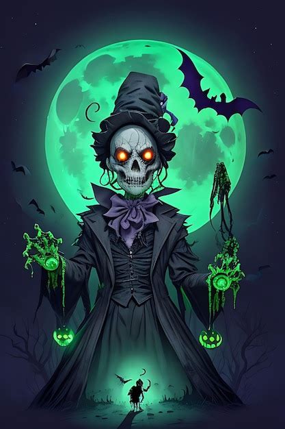 Premium Ai Image A Scary Mad Doctor Halloween Character