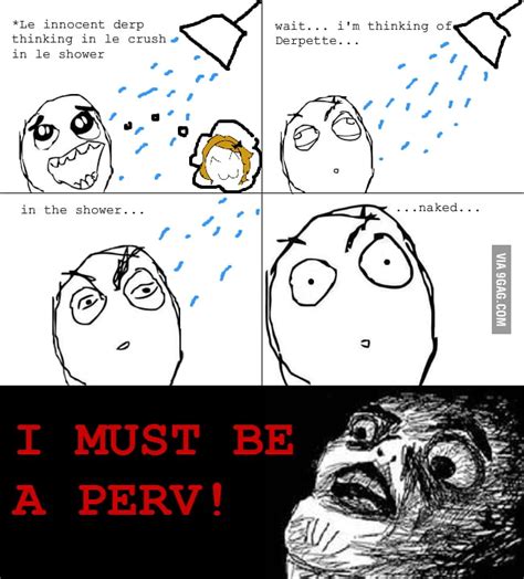 Perv In The Shower Gag