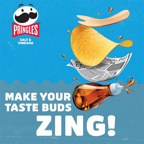 Pringles Salt And Vinegar Chips 165 G Online At Best Price Lulu Ksa