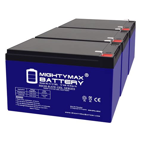 V Ah Gel F Replacement Battery Compatible With Ademco Vista Fbp