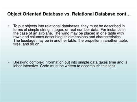 Ppt Object Oriented Database Powerpoint Presentation Free Download Id 4528818