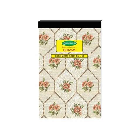 Paper Cover Glue Bound Shivam Cash Memo Book 00 No Size A4 At Paper Cover Glue Bound Shivam Cash Memo Book 00 No Size A4 At