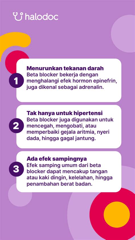 3 Fakta Yang Perlu Dipahami Tentang Beta Blocker