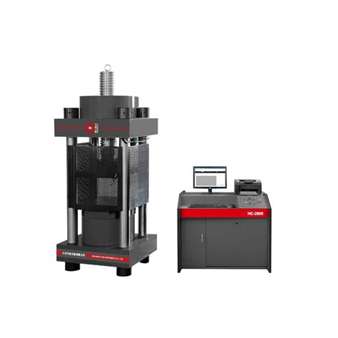 Pc Controlled Electro Hydraulic Servo Compression Testing Machine