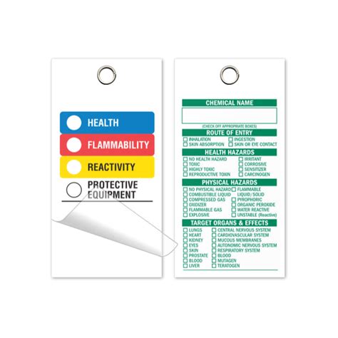Hazardous Materials Tags Trident Solutions