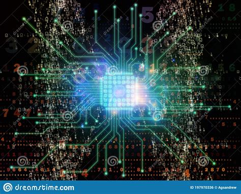 CPU Over Number Stock Illustration Illustration Of Processing