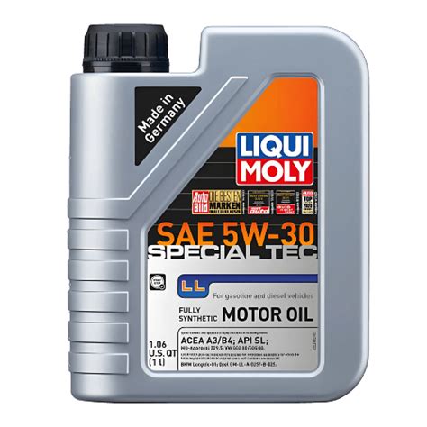 LIQUI MOLY SPECIAL TEC LL FULLY SYNTHETIC 5W-30 ENGINE OIL