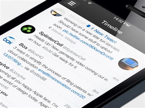 Tweetbot Ios Timeline By Michael Shanks On Dribbble