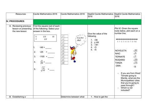 Week Mathematics Quarter Week Doc