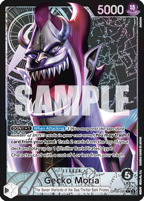 Optcg Products [op06 080 P1] Gecko Moria Parallel