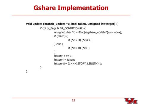 Cosc3330 Computer Architecture Lecture 15 Branch Prediction Ppt Download