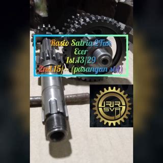 Jual Gigi Rasio Gear Ratio Gir Rasio Suzuki Satria 2 Tak Racing Ecer 1st 13 29 Dan 2nd 15