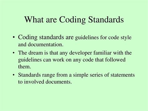 Ppt Lecture 20 Coding Standards Tools For Debugging 1 Powerpoint