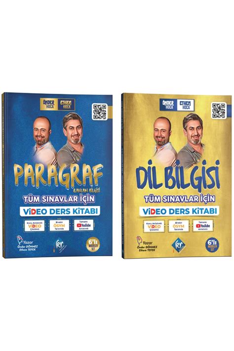KR Akademi Yayınları Önder Hoca Ethem Hoca Tüm Sınavlar Için Paragraf Ve Dil Bilgisi Video