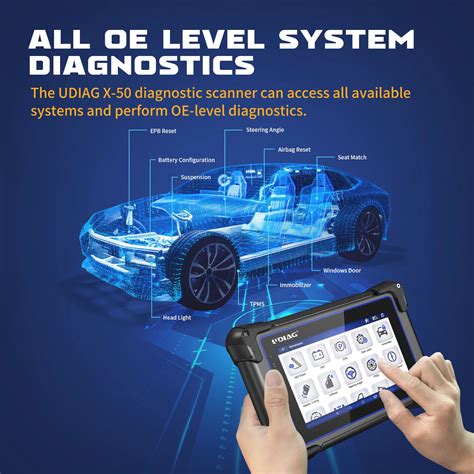 X 50 Full System Diagnostic Tool With Android Os Udiag