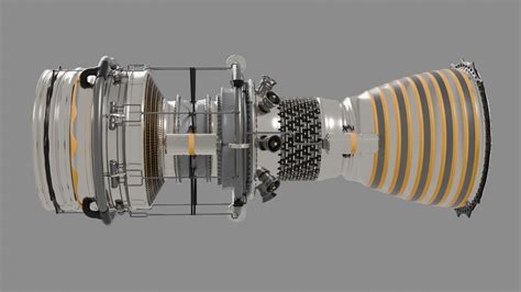 Turbofan Jet Engine 3d Model Cgtrader