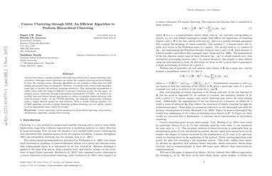 Convex Clustering Through MM An Efficient Algorithm To Perform