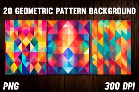 Geometric Pattern Backgrounds For Covers Graphic By Ahirabrar