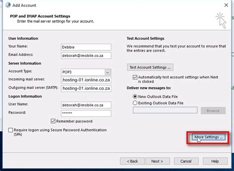 How To Setup A POP Account On Outlook 2016 For Windows IONLINE Support